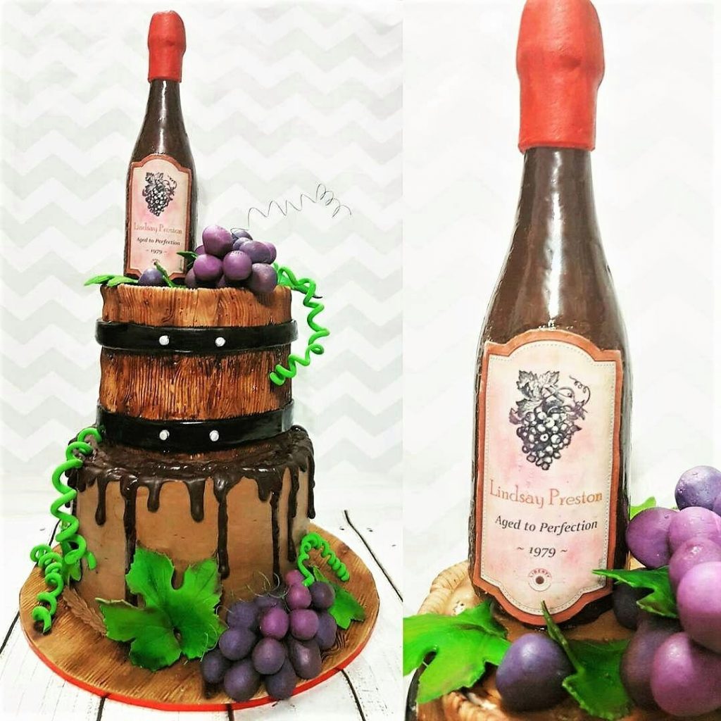 Wine Theme Cake | Cakes by Mehwish